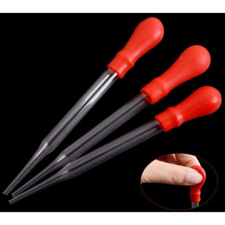 Glass Dropping Pipette 90mm with Red rubber Teats | Lazada
