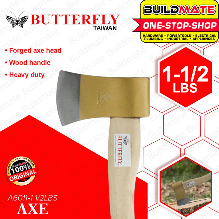 BUTTERFLY Hand Axe 1-3/4 LBS | 1-1/2 LBS | 2 LBS Drop-forged Axehead ...
