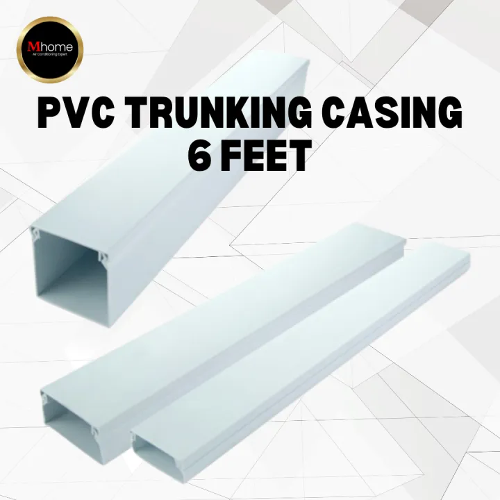 PVC TRUNKING CASING 6 FEET 1" / 2x2 / 2x3 | Lazada