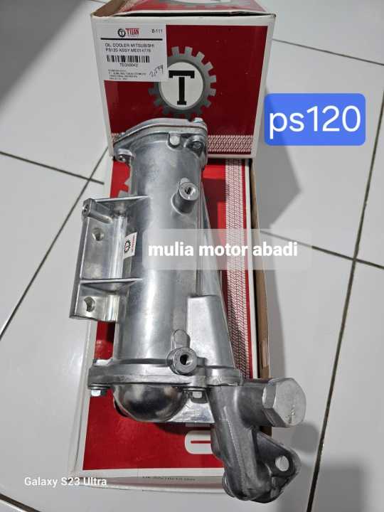 Oil cooler assy mitsubishi ps120 me-014778 merk titan | Lazada Indonesia