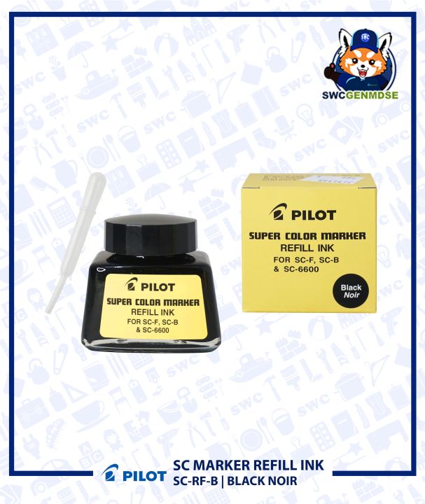 PILOT Super Color Marker Refill Ink | Black Noir 30 ML | Lazada PH