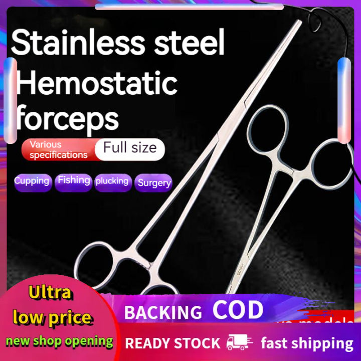 Medical hemostatic forceps Stainless steel surgical tissue forceps ...