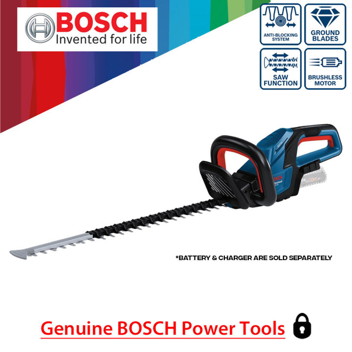 Bosch GHE 18V-60 Professional Cordless Brushless Hedge Trimmer / Cutter ...