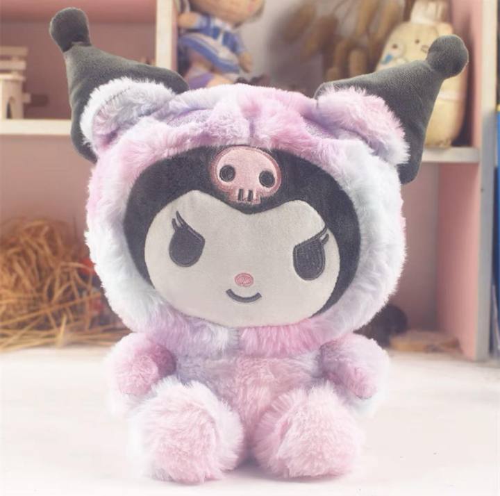 KH Cartoon Character Melody & Kuromi Rainbow Stuffed Toy Color Birthday ...