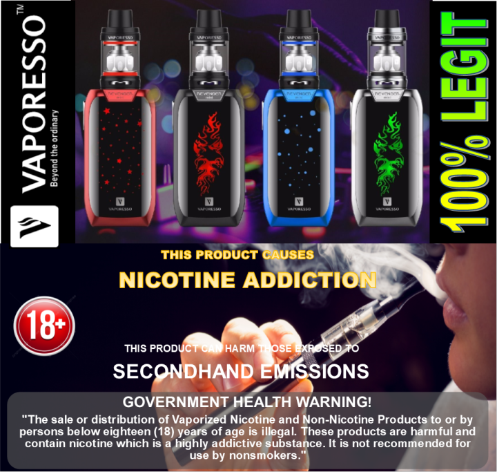 Vaporesso Revenger Mini 85W with NRG SE TC Kit 2500mAh Built in Battery ...