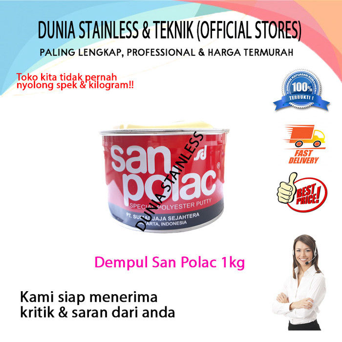 Dempul Sanpolac 1Kg | Lazada Indonesia