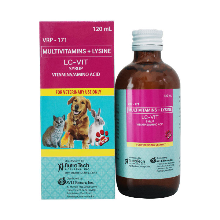 LC-Vit Syrup 120ml (Multivitamins) for Dogs and Cats | Lazada PH