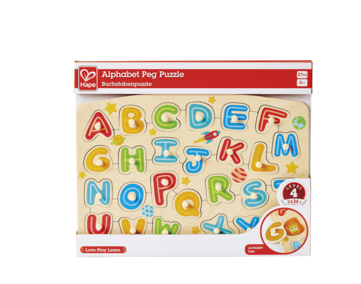 HAPE Alphabet Peg Puzzle | Lazada