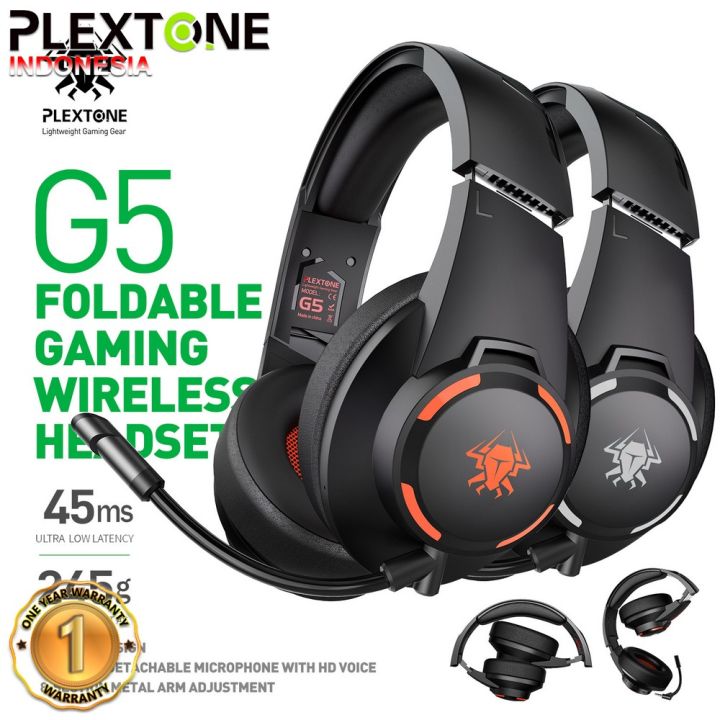 PLEXTONE G5 Low Latency Foldable 3D Gaming Spatial Audio Wireless ...