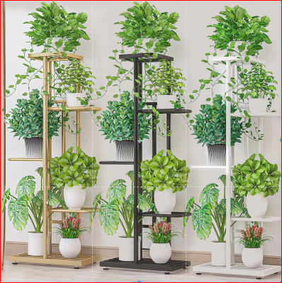 KitchenNeeds 5-Tier Modern Plant Rack Plant Stand Garden Rack Organizer ...