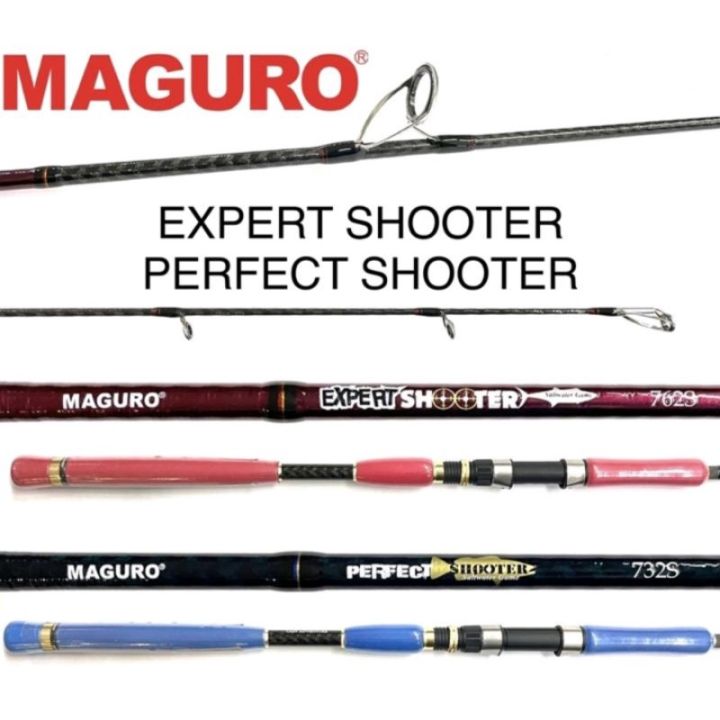 ‼️2021‼️ MAGURO Expert & Perfect Shooter Popping Mekong Spinning Rod | Lazada