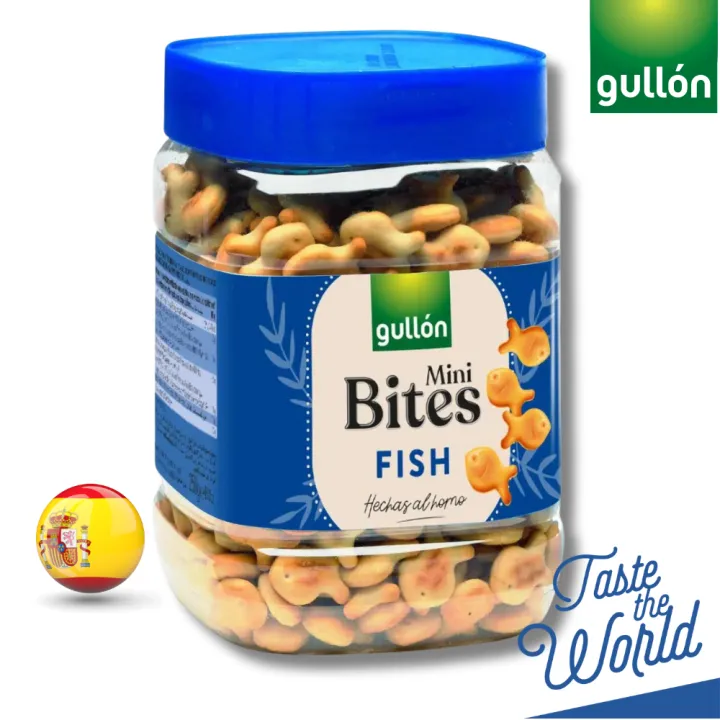Gullon Mini Bites Fish crackers 350g | Lazada