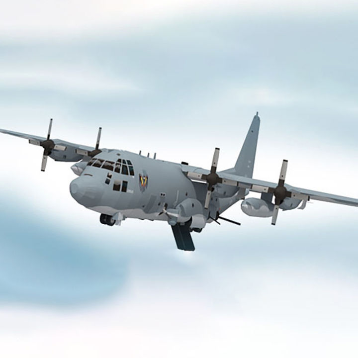 NIC YCG Buytra AC130 Ghost Aerial Gunship Aircraft Paper Model Military ...