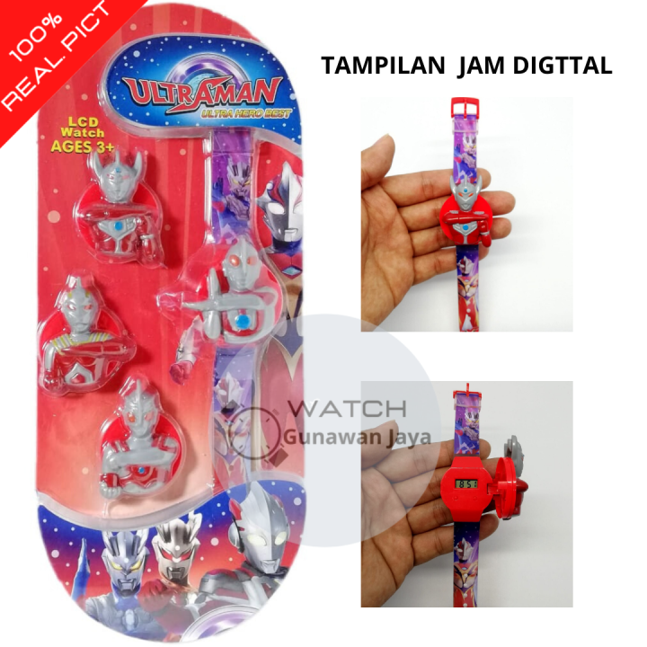 ULTRAMAN JAM TANGAN ANAK LAKI LAKI 4 IN 1 KARAKTER TG0069 GROSIR MURAH ...