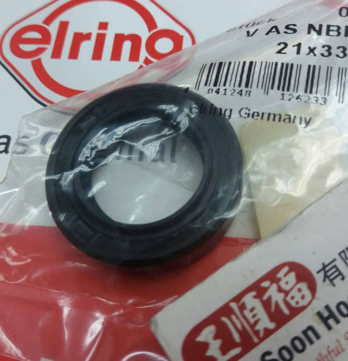 Mercedes W124 W126 W115 Oil Seal Steering Gear Shaft 21x33x8/9 Elring ...