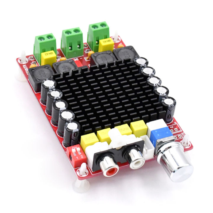 100W+100W TDA7498 Audio Amplifier Module XH-M510 DC 24V High-power Digital Power Amplifier Board ...