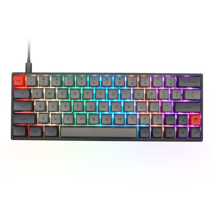 SKYLOONG SK64S Mechanical Keyboard 64 Keys NKRO bluetooth 5.1 Type-C ...