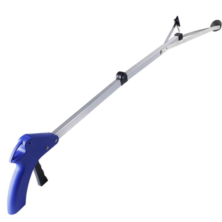 Collapsible trash pick-up clips Long arm grab tool helps to fold to ...