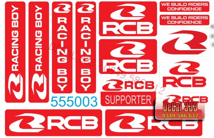 Tem Logo RACING BOY tem Xe Máy (giá 1 tấm A4) 555003 | Lazada.vn