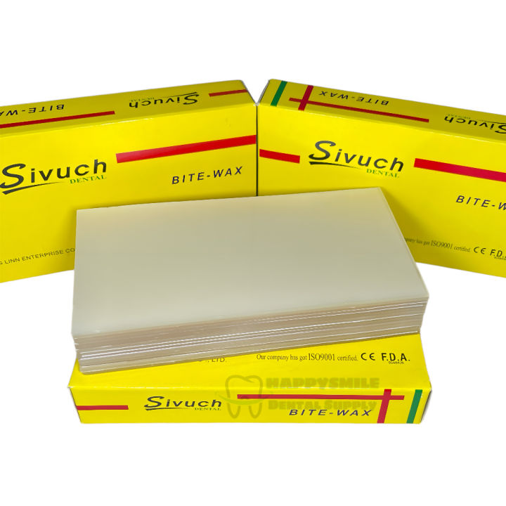 Sivuch Dental Bite Wax Bite Registration Yellow Made in Taiwan 250 ...