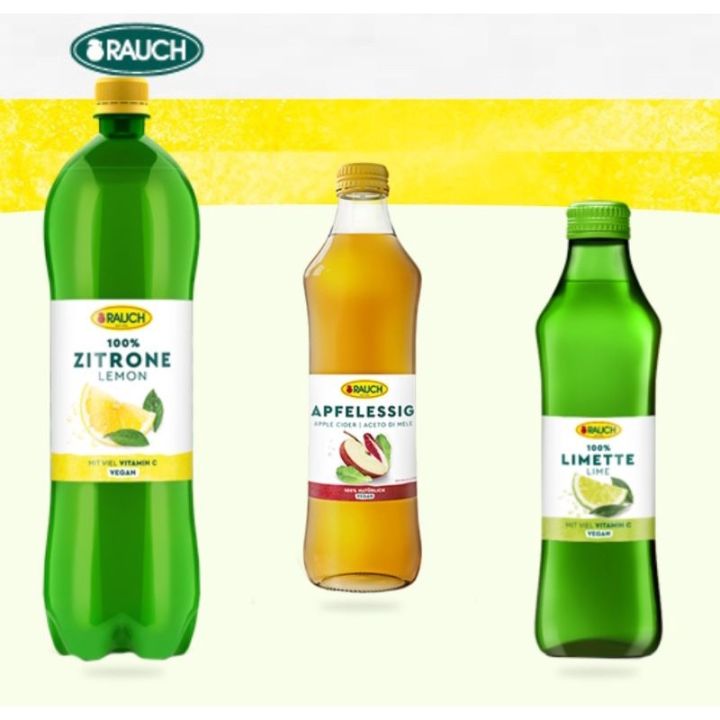 Rauch Apple Vinegar | Pure Lemon Juice 100% | Lazada