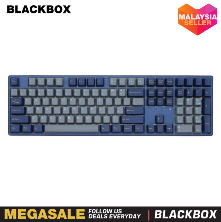 Tai-Hao PBT 114 Keys Double Shot Keycaps Set Exotic Layout - Dark ...