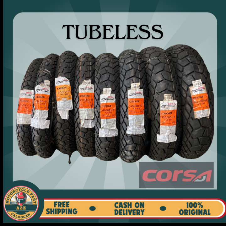 CORSA PLATINUM CROSS S DUAL SPORTS MOTORCYCLE TIRE WITH FREE SEALANT ...