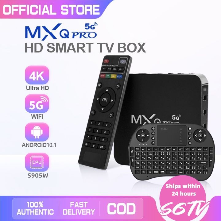 high end smart tv box new mxq pro 16+256GB 4k 5g android tv box | Lazada PH