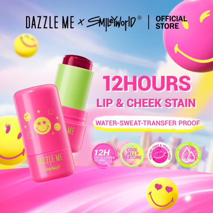 [Limited Edition] DAZZLE ME X SmileyWorld Gummy Bouncy Jelly Blush ...