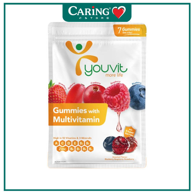 YOUVIT ADULT MULTIVITAMIN GUMMIES 7S | Lazada