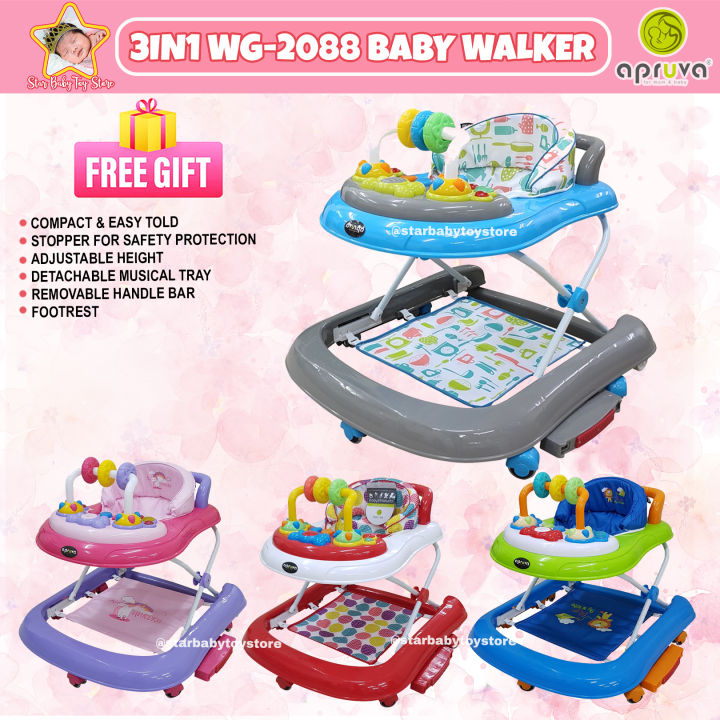 Star Baby Toy Store Apruva WG-2088 Walker for Baby | Lazada PH