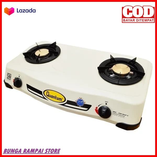Kompor Gas Quantum 2 tungku QGC 201 DMPC bisa pilih merek gmc | Lazada ...