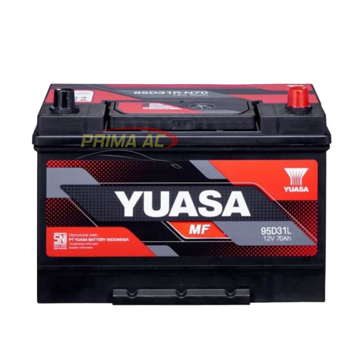 Yuasa Aki Kering Mobil MF AMB 95D31L MF N 70ZL 95D31L-YUASA Satuan Aki Mobil Pajero KIA Hyundai ...