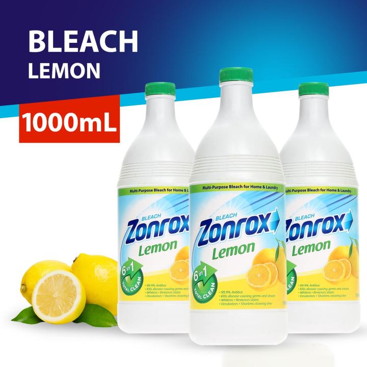 Zonrox Bleach Lemon (1 Liter) Set of 3 | Lazada PH