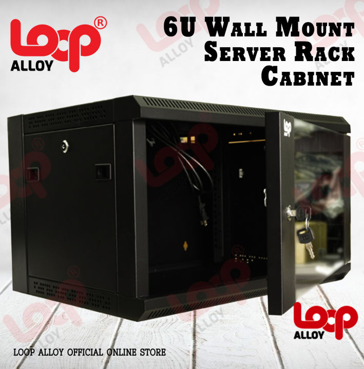 Loop Alloy 6U/9U/12U HI Quality Material - Wall Mount Server Rack Cabinet | Lazada PH