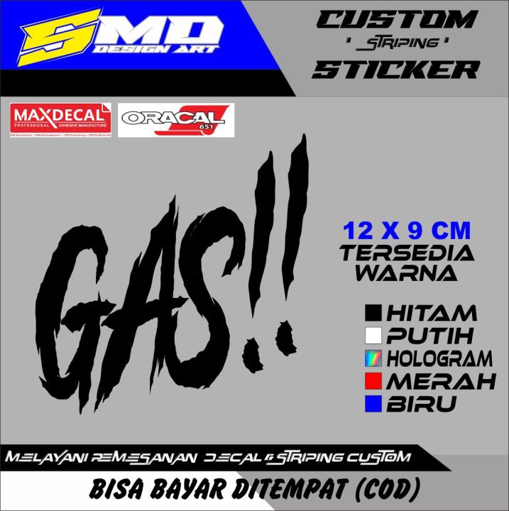 cutting sticker gas | Lazada Indonesia