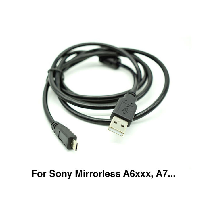 Cáp dữ liệu cho máy ảnh Sony Nex, A6000, A7... cổng Micro USB cho máy ...
