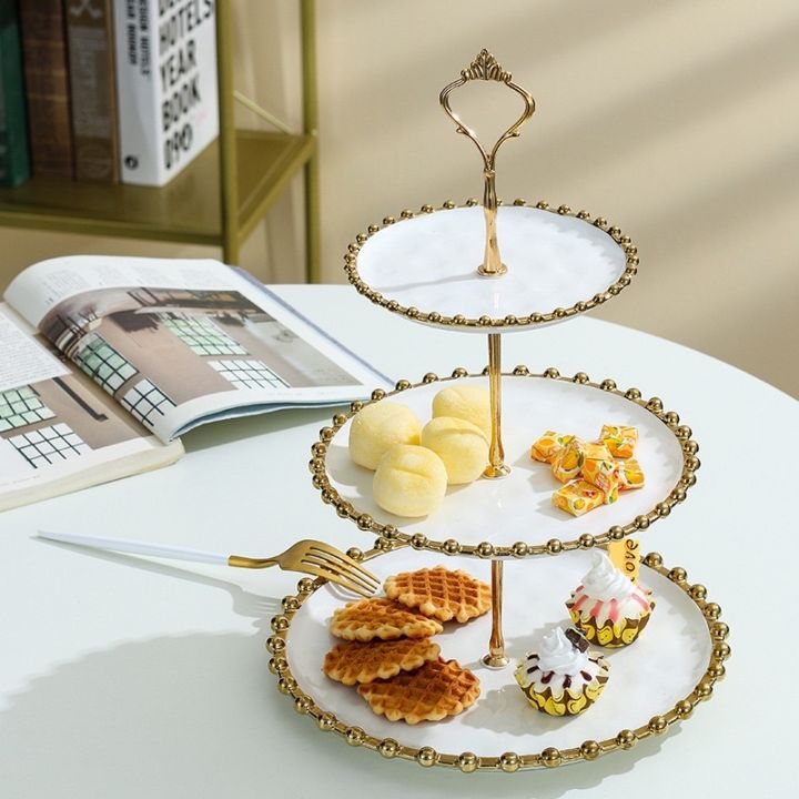 Khay sứ V888 2 tầng , đĩa sứ V888 3 tầng men Ngọc cao cấp Huydecor | Lazada.vn