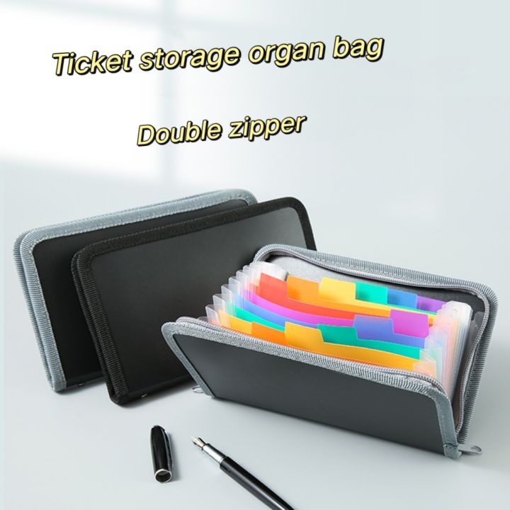 A6 Mini organ Pack New ticket storage 13 layer folder | Lazada PH