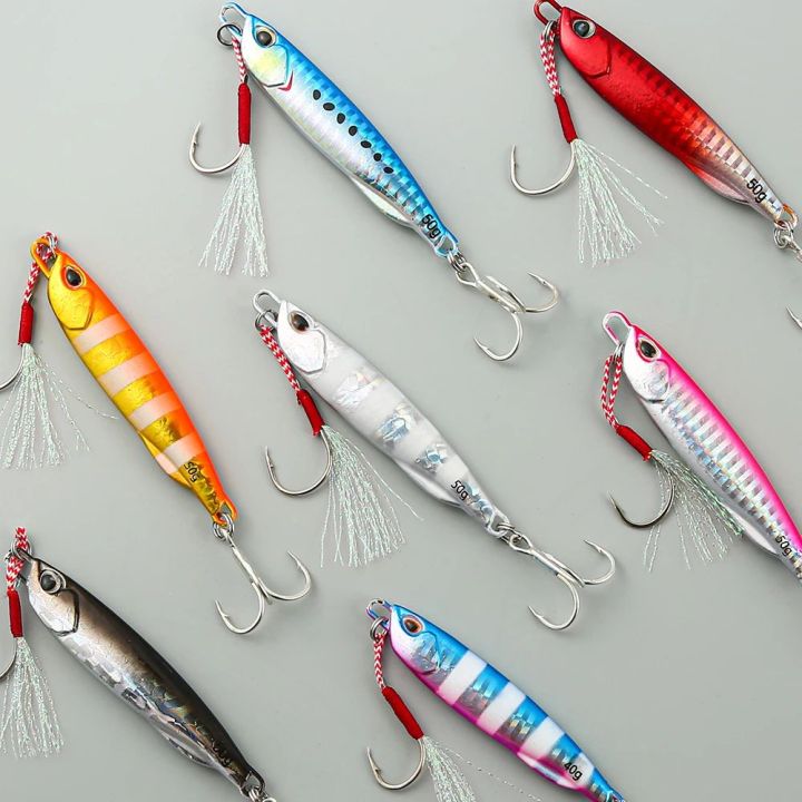 2021 Japen Metal Cast Jig Spoon 10/15/20/30/40/50g Shore Casting ...