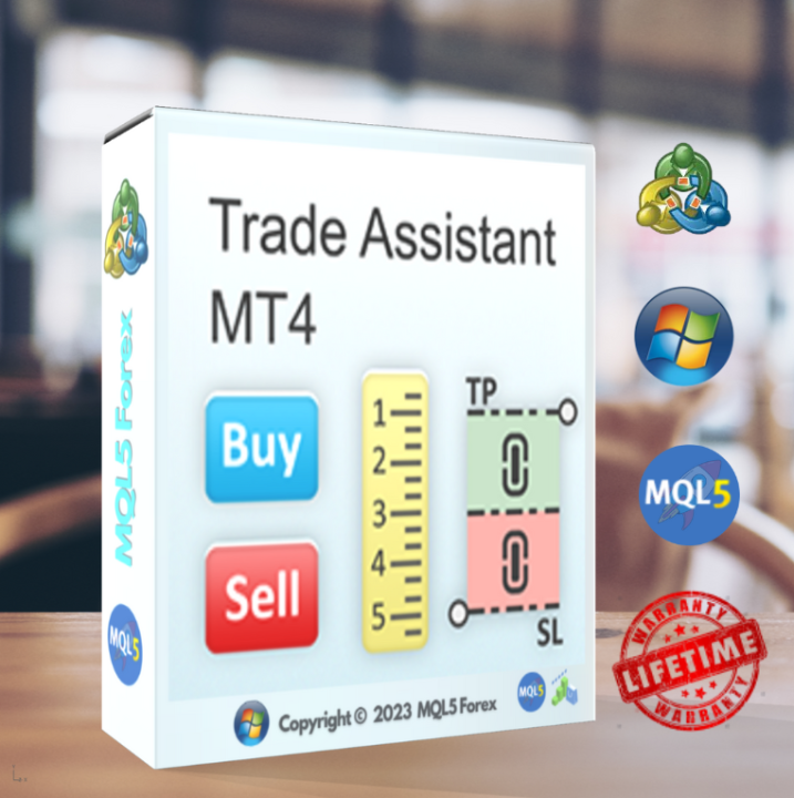โปรแกรมช่วยเทรด FOREX EA Trade Assistant V9.8 MT4 LiveTime | Lazada.co.th