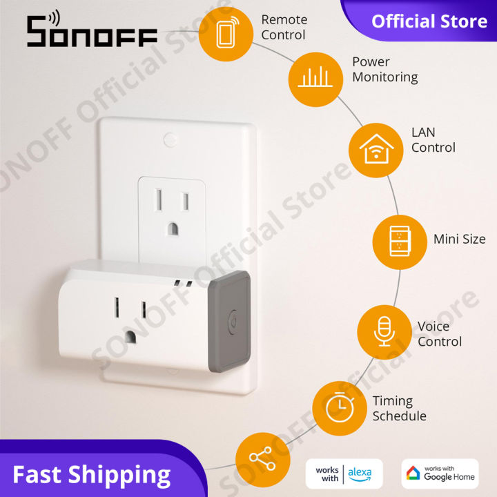 SONOFF S31 / S31 LITE 15A Smart Plug Energy Monitoring WiFi Plug ...