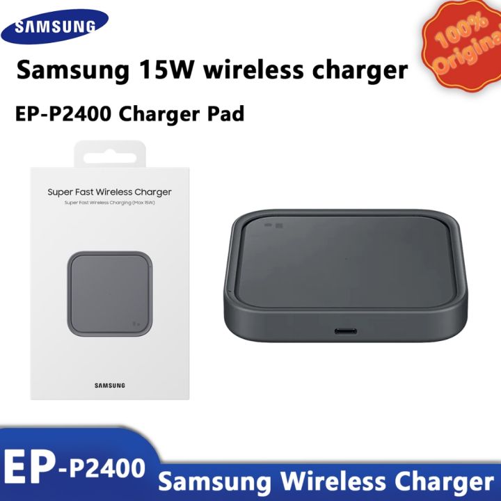 15W EP-P2400 Wireless Charger Super Fast Charge For Samsung Galaxy S22 S21 Ultra S10 Note 20 ...