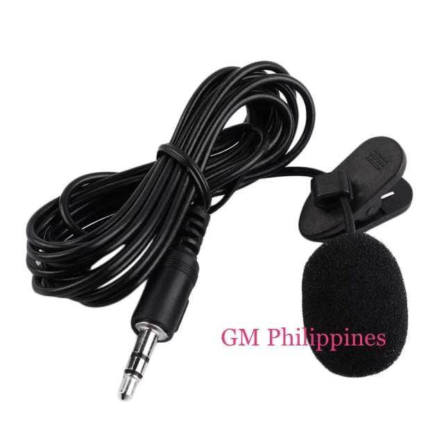3.5mm Mini Studio Speech Mic Microphone Clip On Lapel For PC Desktop ...