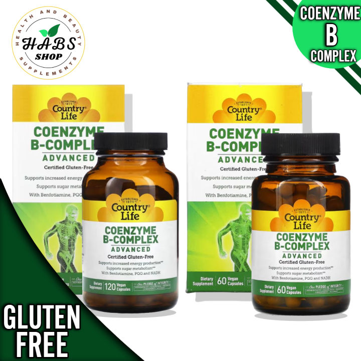 B Complex - Country Life Coenzyme B Complex Advanced 60 VCaps or 120 VCaps | Lazada PH