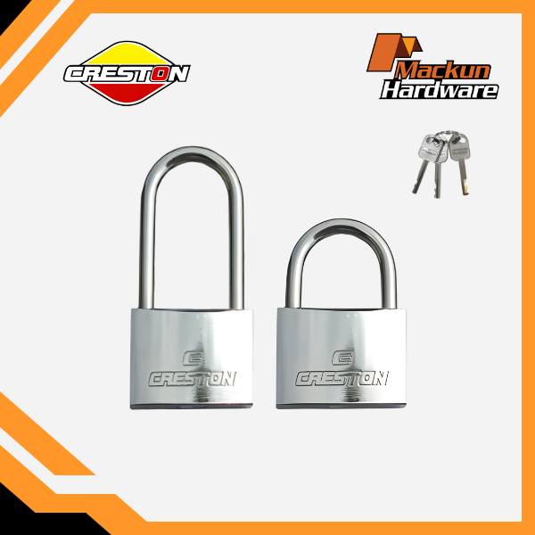 CRESTON PADLOCK (LONG OR SHORT SHACKLE) | Lazada PH