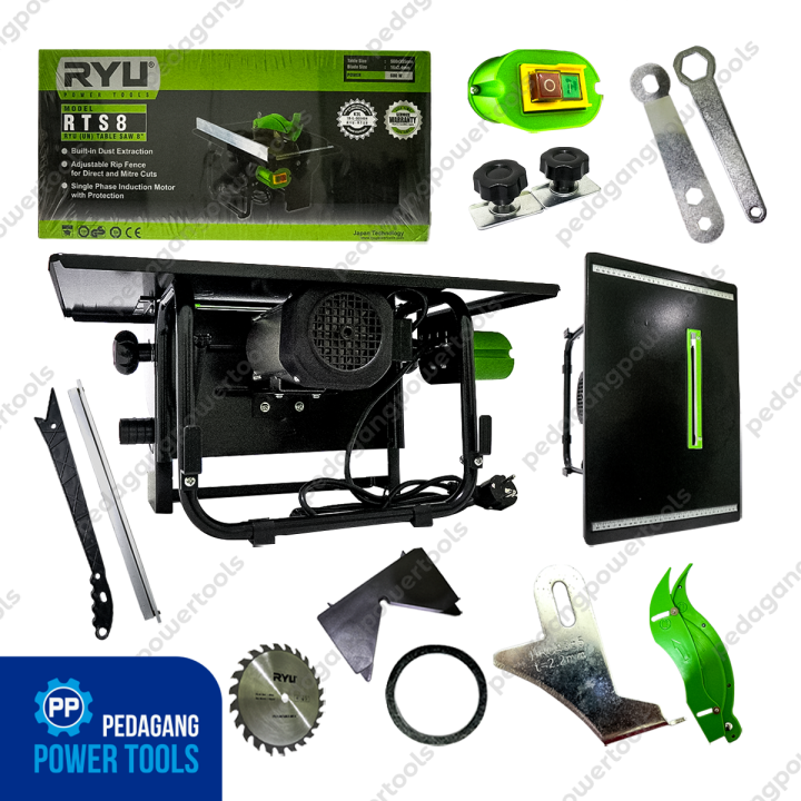 NEW RYU RTS 8 TABLE SAW MEJA POTONG KAYU MESIN GERGAJI CIRCULAR SAW 8 ...