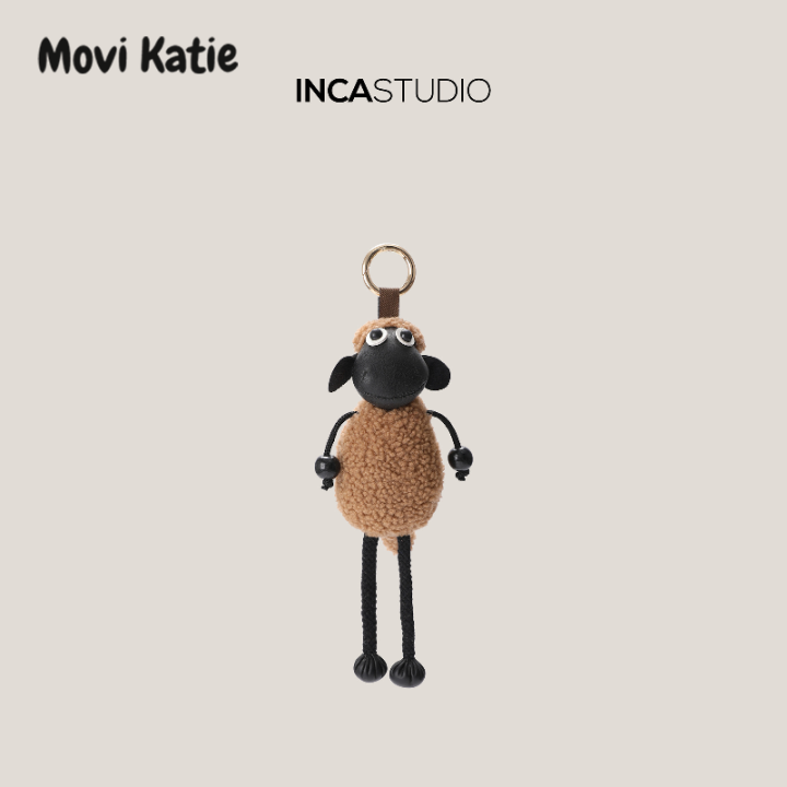 Movi Katie Cừu một con cừu Sean Keychain, cặp đi học, trang trí búp bê ...