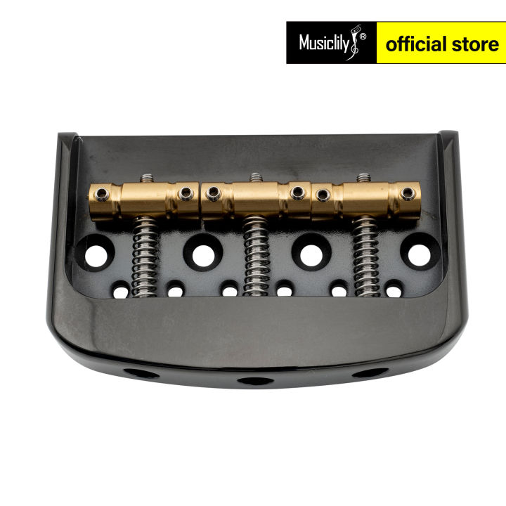 Musiclily Ultra Half Size Short Vintage Tele Bridge with Solid Aluminum ...