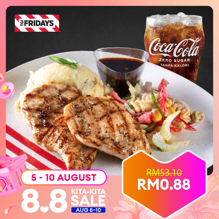 [8.8] FREE one (1) FRIDAYS™ SIGNATURE CHICKEN voucher with min. spend ...